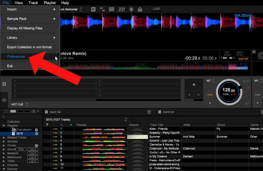 Continuous/auto play tracks in playlist in Rekordbox – DeeJay Plaza